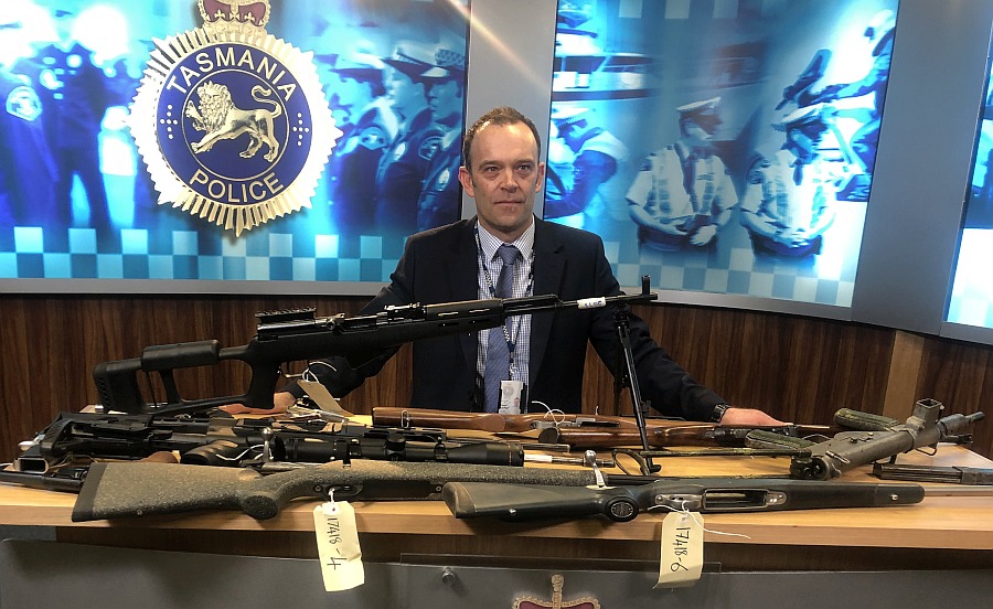 Big Bust Seizes 40 Weapons Including Submachine Gun - Tasmanian Times